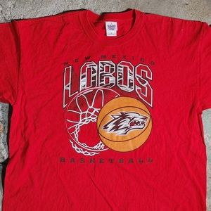 Zia Graphics | Shirts | Vintage Unm New Mexico Lobos Mens T Shirt ...